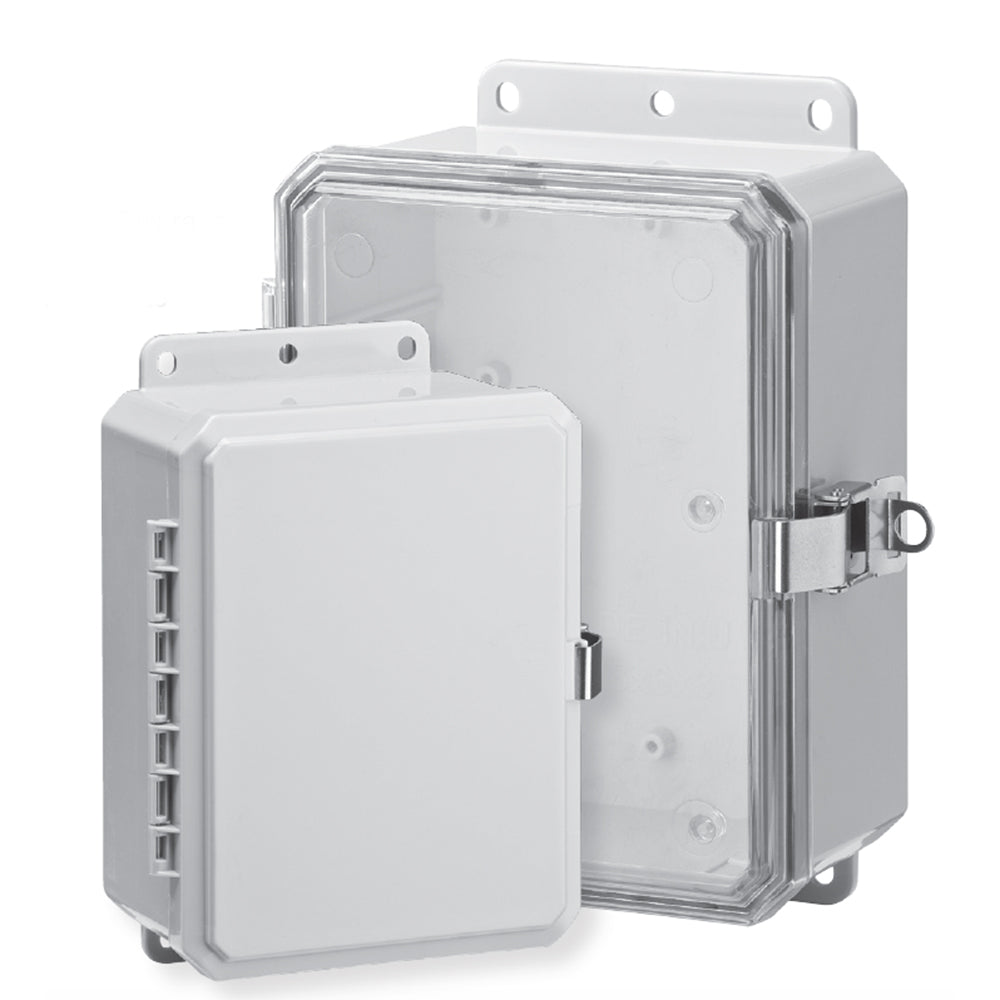 Polycarbonate - PRO Series Low Profile Hinge Cover & Stainless Steel L ...